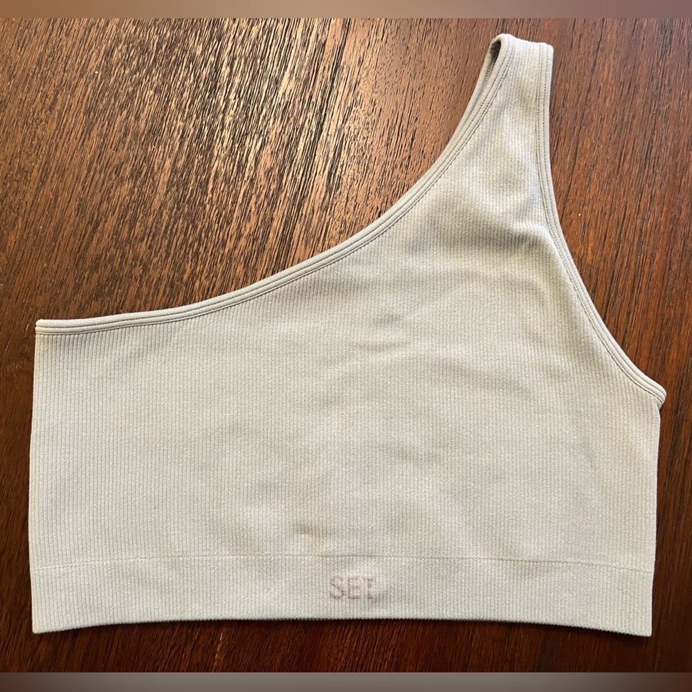 Set Active One Shoulder Sculpt Flex Bra - Gem